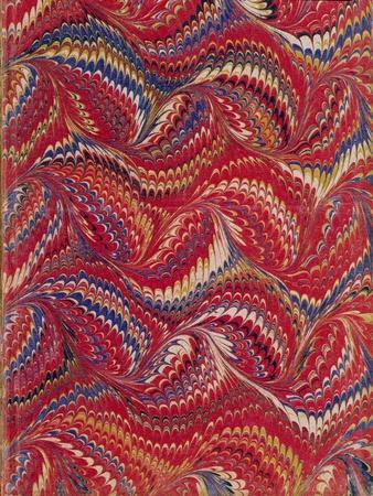 'Marbled Endpaper, 1878' Giclee Print - English School | AllPosters.com