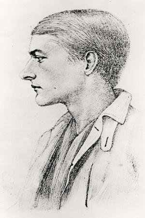 Portrait of Edward Fitzgerald, Mountaineer (1871-1931) (Engraving) (B/W ...