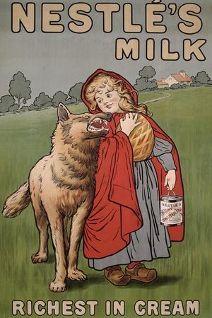 'Poster Advertising Nestle's Milk, 1900' Giclee Print - English School ...