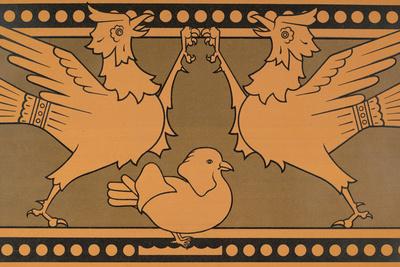 Vintage Victorian Textile Pattern Design Giclee Print - English ...