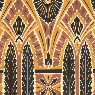 Vintage Victorian Textile Pattern Design Giclee Print - English ...