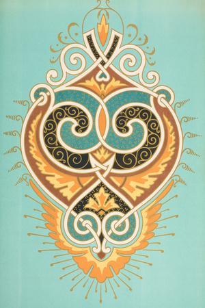 'Vintage Victorian Textile Pattern Design' Giclee Print - English ...