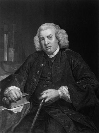 'Engraving after Samuel Johnson by Joshua Reynolds' Giclee Print ...