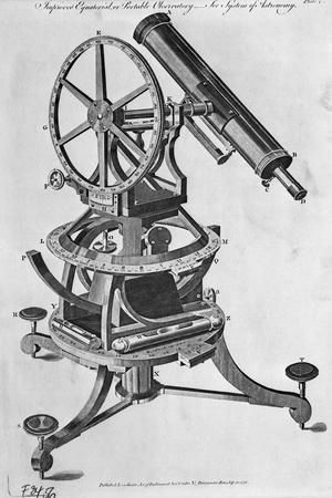 Engraving of Astronomical Telescope Giclee Print | AllPosters.com