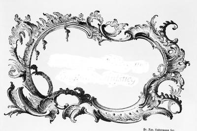 Engraving of Baroque Frame Giclee Print | AllPosters.com