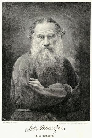 'Engraving of Leo Tolstoy' Giclee Print | AllPosters.com