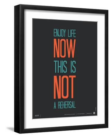 'Enjoy Life Now Poster' Print - NaxArt | AllPosters.com