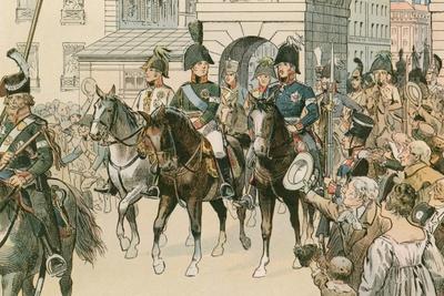'Entry of the Allied Monarchs in Paris in 1815' Giclee Print - Carl ...