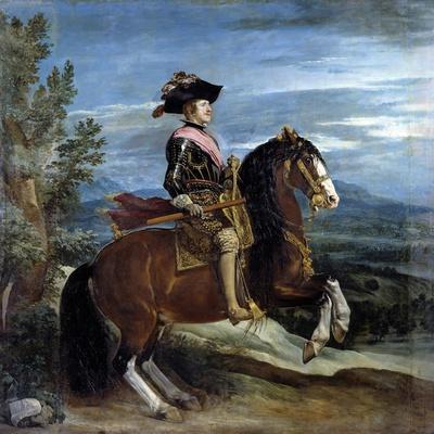 'Equestrian Portrait of King Philip IV - by Diego Velasquez' Giclee ...