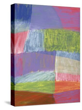 'Fragmented Colour - Scribble' Stretched Canvas Print - Erika ...