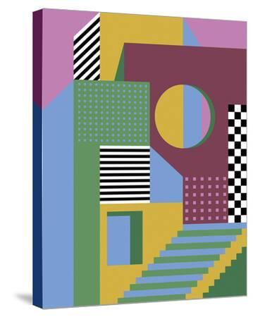'Memphis Tempo' Stretched Canvas Print - Erika Greenfield | AllPosters.com