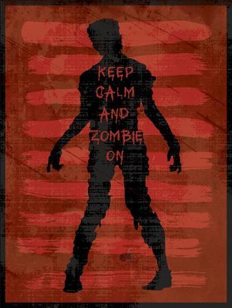 Keep Calm Zombie Wallpaper