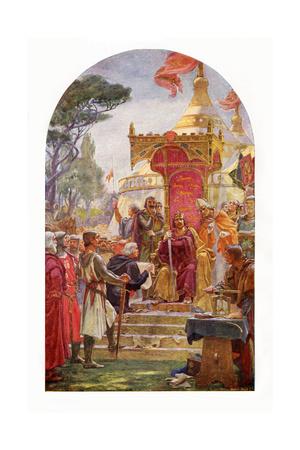 'King John granting the Magna Carta' Giclee Print - Ernest Normand ...
