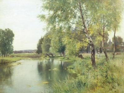 'Harvesting' Giclee Print - Ernest Parton | AllPosters.com