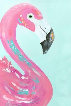 'The Odd Flamingo' Prints - Estelle Grengs | AllPosters.com