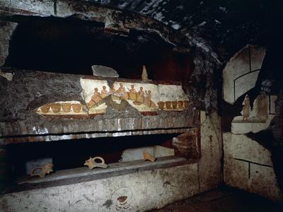 'Eucharistic Banquet, Fifth Cubicle of Six from Cubicles of Sacraments ...