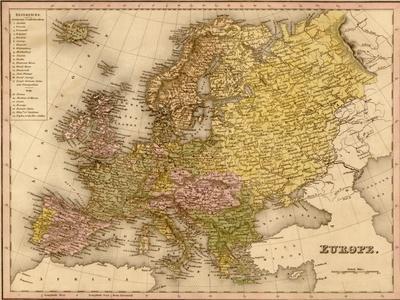 'Europe - 1844' Prints | AllPosters.com