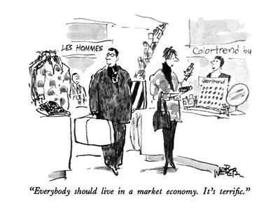 Market Economy Cartoon