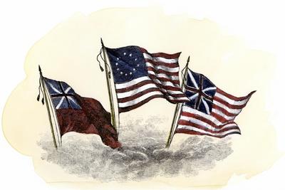 'Evolution of the United States Flag' Giclee Print | AllPosters.com