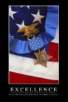 'Excellence: Inspirational Quote and Motivational Poster' Photographic ...