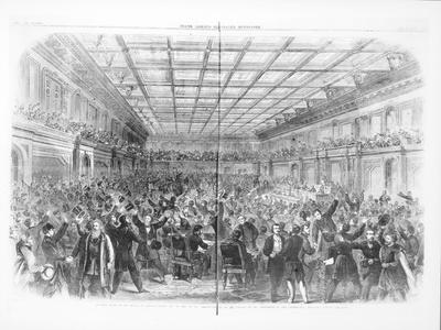 'Exciting Scene in the House of Representatives, January 31st 1865 ...