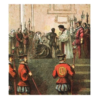 'Execution of Mary, Queen of Scots' Giclee Print - English | AllPosters.com