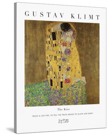 'Exhibit - Glow' Stretched Canvas Print - Gustav Klimt | AllPosters.com