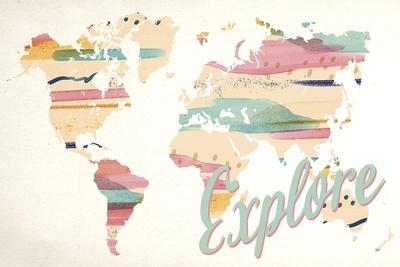 'Explore Map' Poster - Kimberly Allen | AllPosters.com