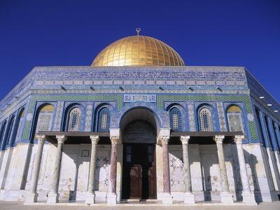 'Exterior and Front View of Dome of the Rock' Photographic Print - Jim ...