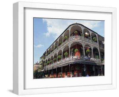 'Exterior of a Building with Balconies, French Quarter Architecture ...
