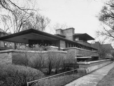 'Exterior of Robie House Designed by Frank Lloyd Wright' Photographic ...