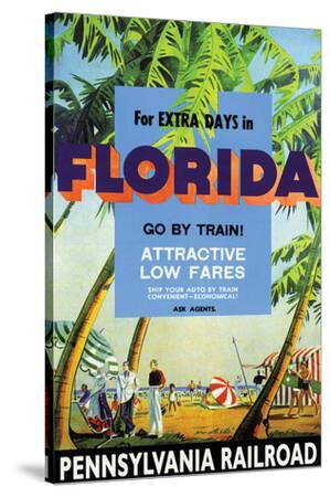 'Extra Days in Florida' Stretched Canvas Print | AllPosters.com