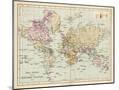 'World Map Showing the European Colonies' Giclee Print - FS Weller ...