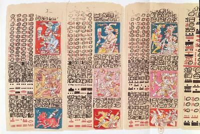 'Facsimile Copy of a Page of the Dresden Codex' Giclee Print ...