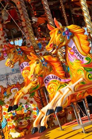 'Fairground Horses' Giclee Print | AllPosters.com