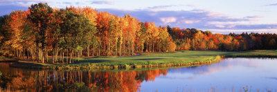 'Fall Golf Course New England' Photographic Print | AllPosters.com