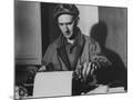'Famed Journalist and War Correspondent Ernie Pyle Working at ...