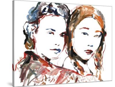 'Familiar Faces - Together' Stretched Canvas Print - Akiko Takahashi ...
