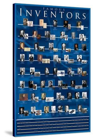 'Famous Inventors' Stretched Canvas Print | AllPosters.com