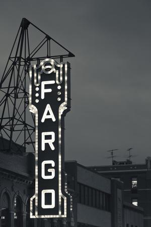 'Fargo Theater Sign, Fargo, North Dakota, USA' Photographic Print ...