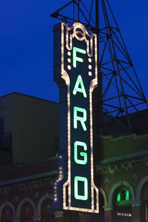 'Fargo Theater Sign, Fargo, North Dakota, USA' Photographic Print ...