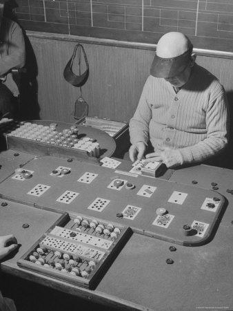 'Faro Game in Progress in Las Vegas Casino' Photographic Print - Peter ...