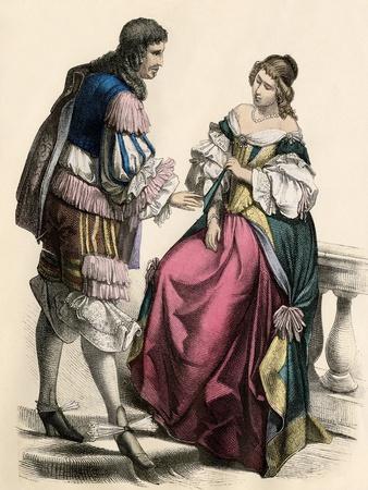 'Fashion of Two Citizens of the Dutch Bourgeoisie, End of the 17Th ...