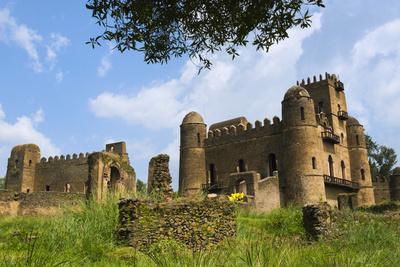 'Fasilides' Castle in the fortress-city of Fasil Ghebbi, Gondar ...