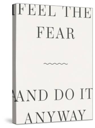 'Feeling Fearless' Stretched Canvas Print - Joni Whyte | AllPosters.com