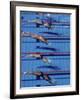 'Female Swimmers at the Start of a Race' Photographic Print ...