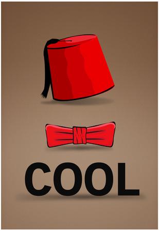 'Fez and Bowtie Cool Poster' Posters | AllPosters.com