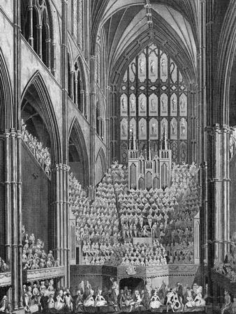 'Handel Commemoration, Westminster Abbey' Posters - FF Burney ...