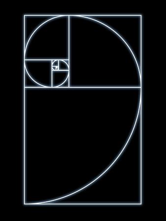 'Fibonacci Spiral, Artwork' Photographic Print - SEYMOUR | AllPosters.com