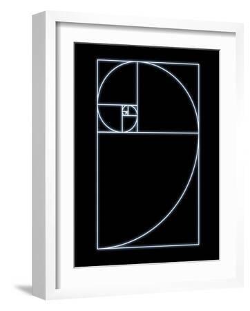 'Fibonacci Spiral, Artwork' Photographic Print - SEYMOUR | AllPosters.com